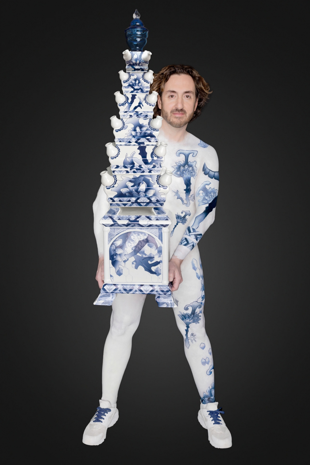 ROYAL DELFT - TULIP VASE | THE FLOWER PYRAMID - Osiris Hertman